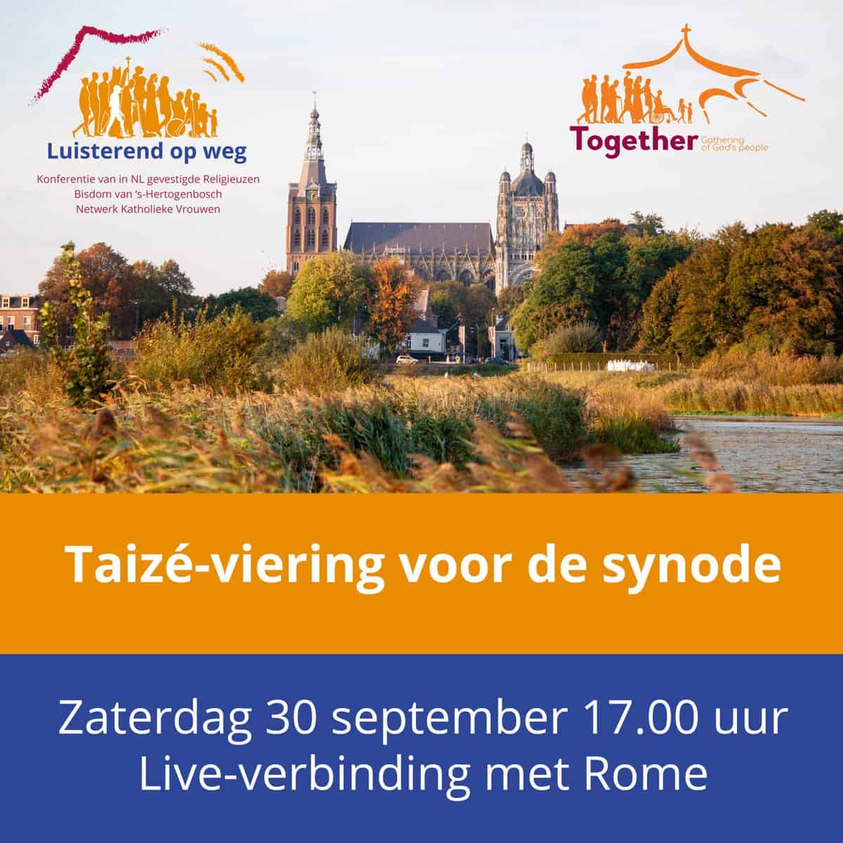 Den Bosch en Rome biddend verbonden op 30 september 2023: Together ...